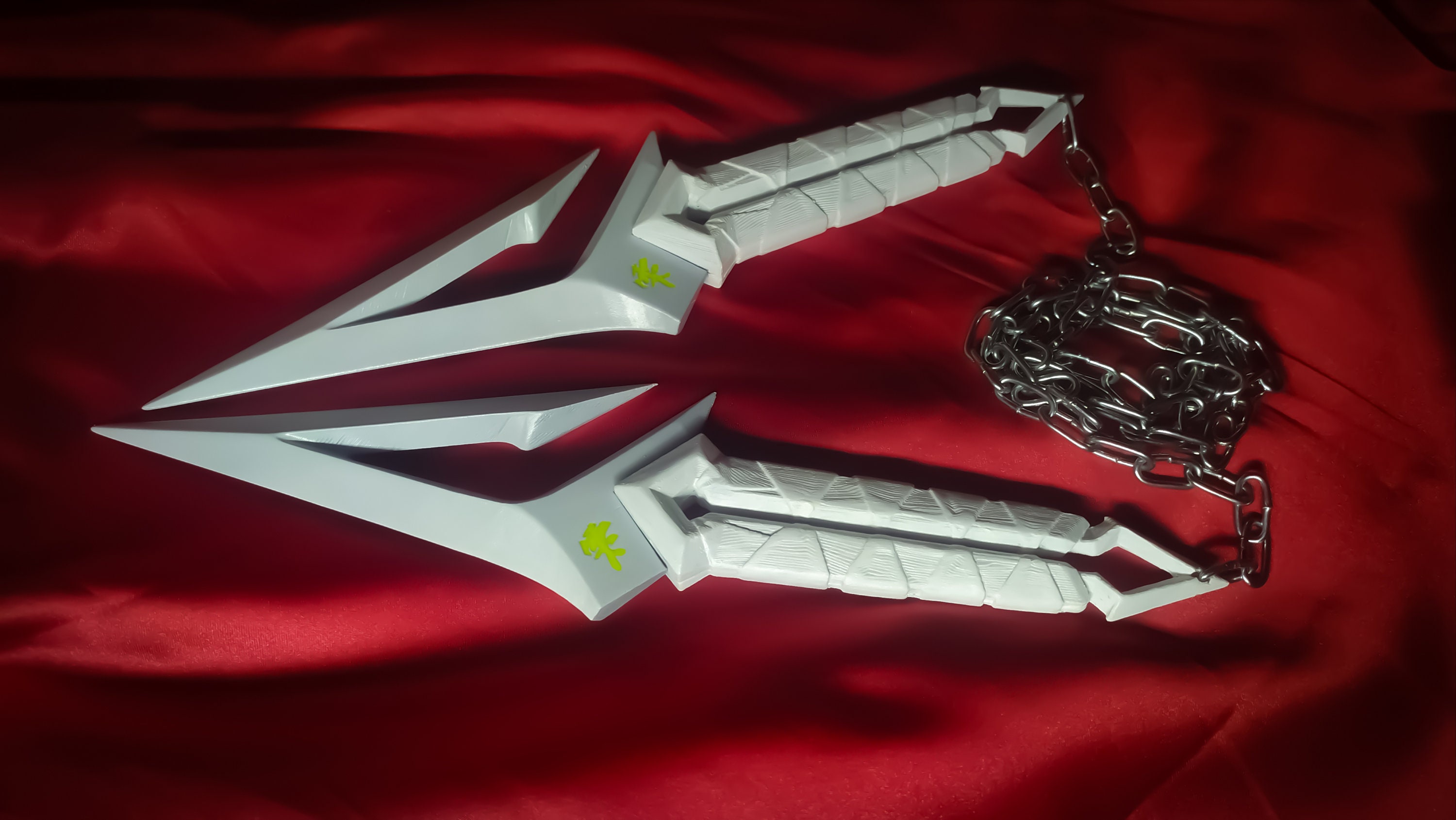 Valorant Kuronami Knife White-3d PRINT Knife-valorant Cosplay-valorant ...