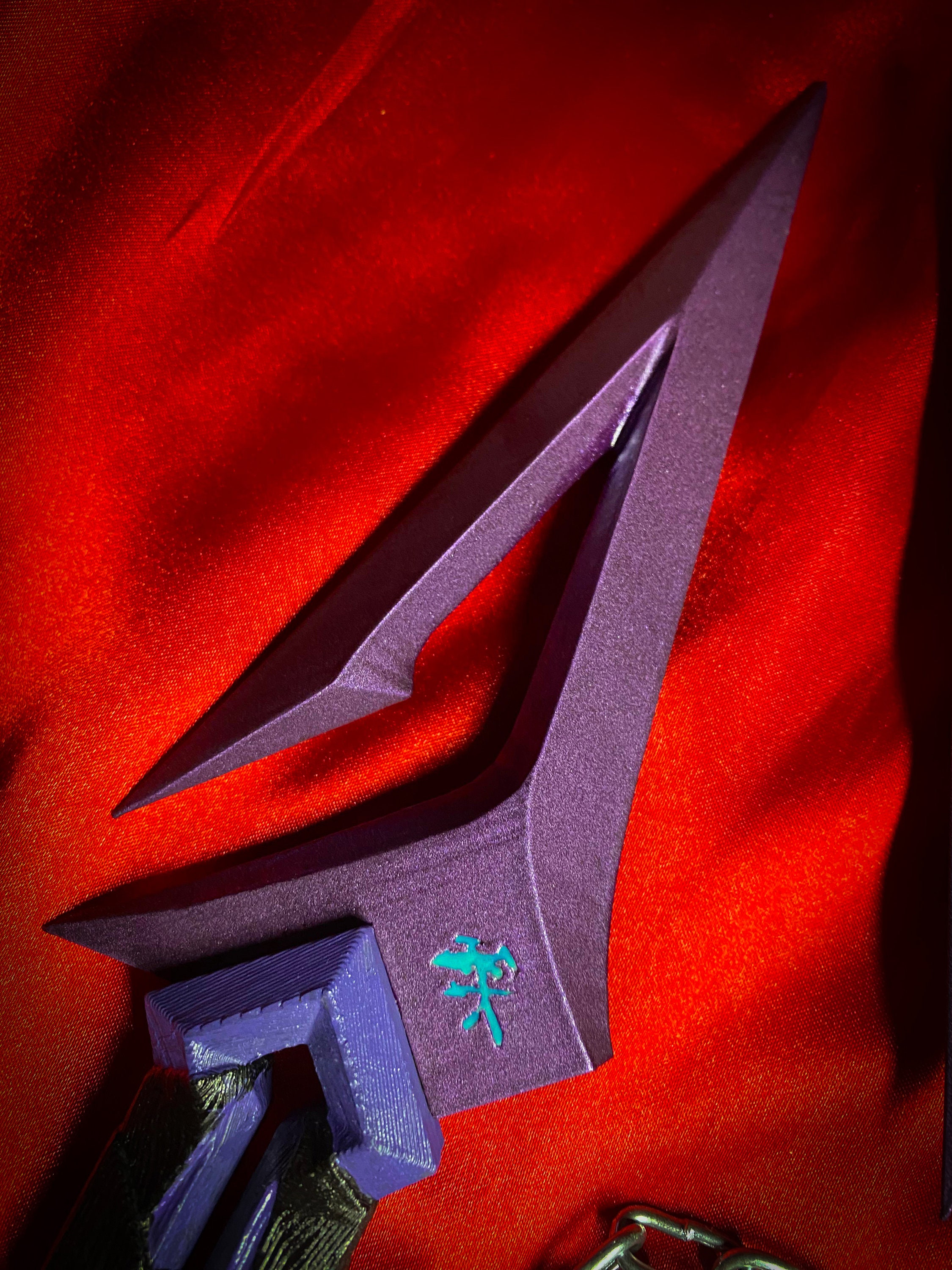 Valorant Kuronami Knife Purple-3d PRINT Knife-valorant Cosplay-valorant ...