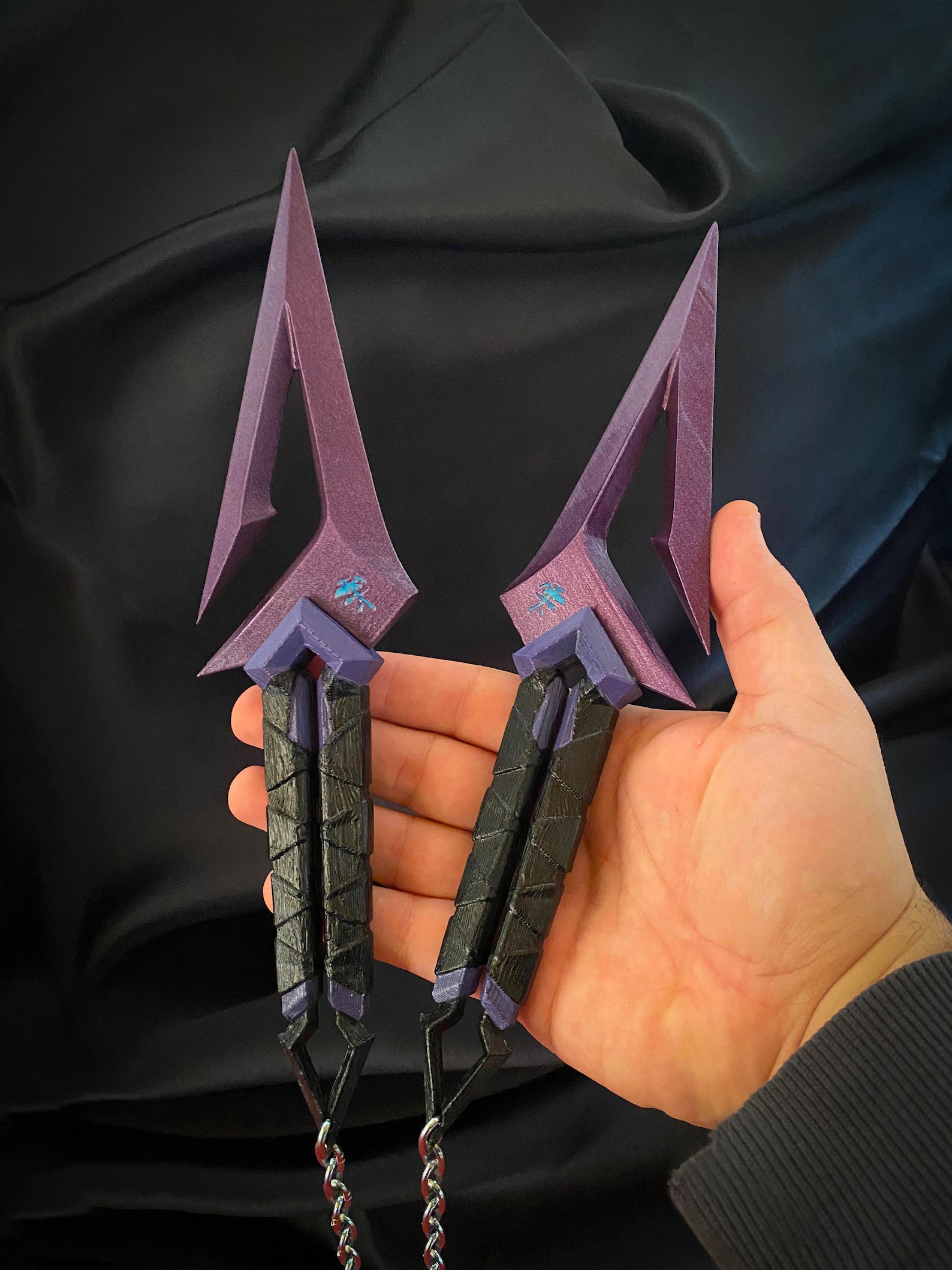Valorant Kuronami Knife Purple-3d PRINT Knife-valorant Cosplay-valorant ...