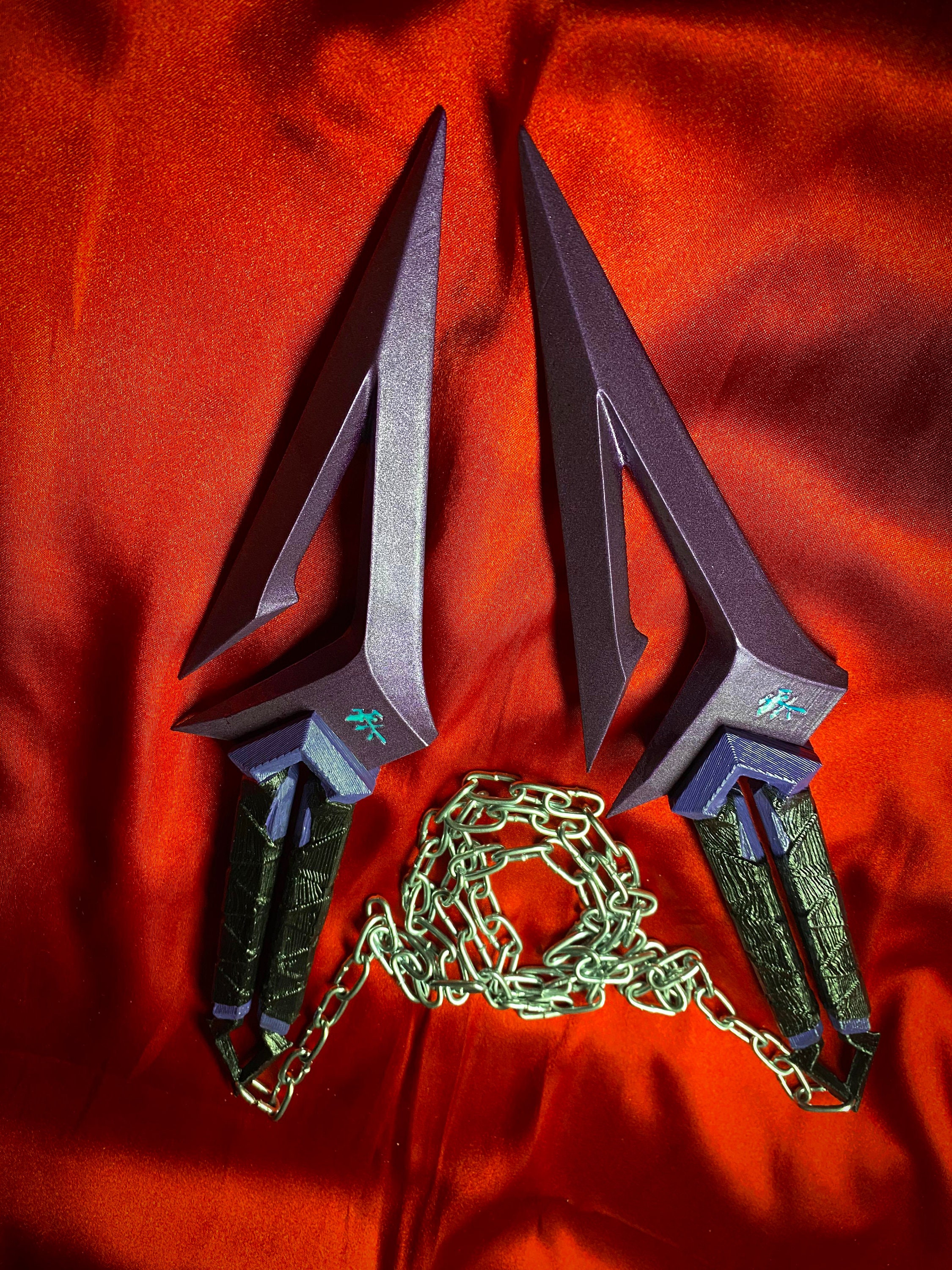 Valorant Kuronami Knife Purple-3d PRINT Knife-valorant Cosplay-valorant ...