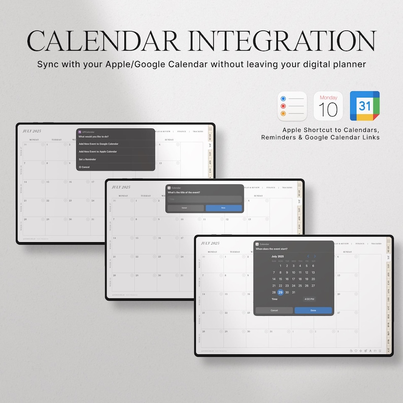 2025 2026 Mid Year Life Planner Minimalist Goodnotes Dated Digital ...