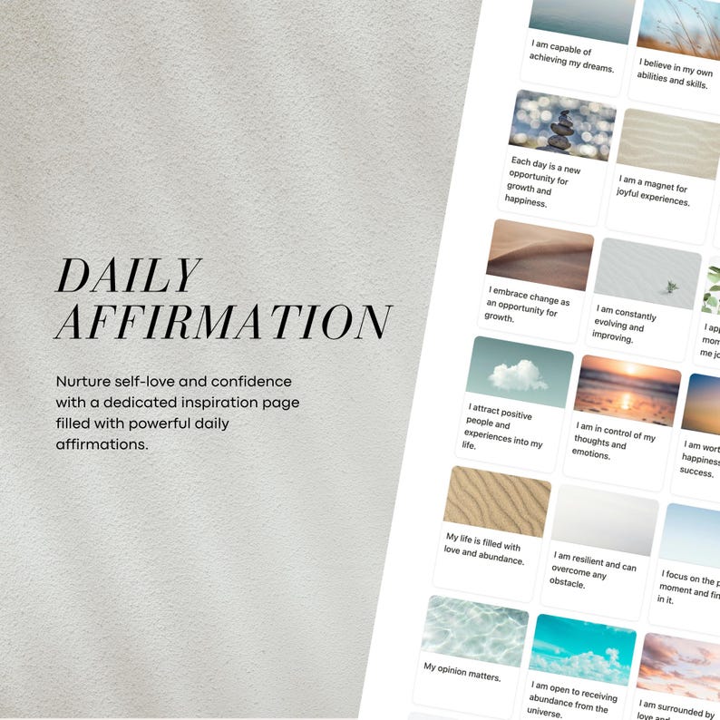 Notion Gratitude Journal Template Digital Journal Notion Daily Journal ...