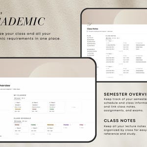 Notion University Planner Template Ultimate Student Planner Notion ...