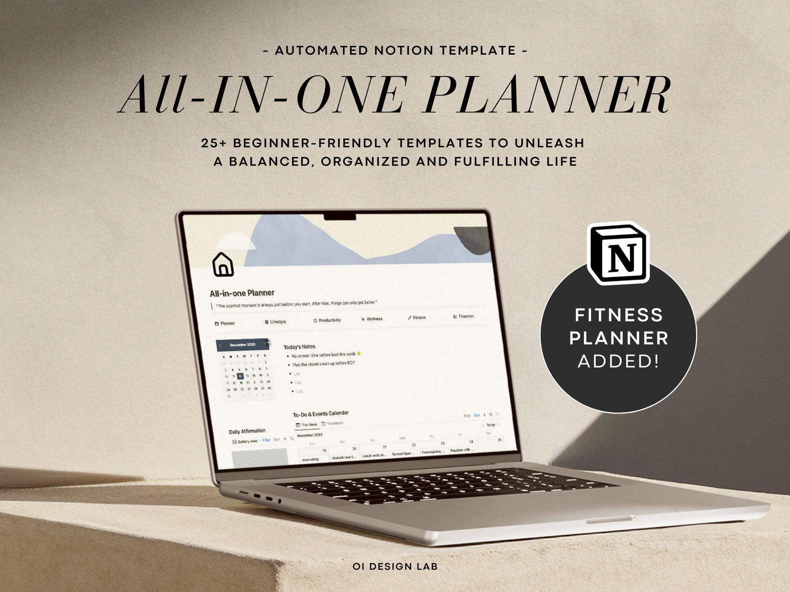 All-in-one Planner 2024 Notion Template Ultimate Life Planner Notion ...