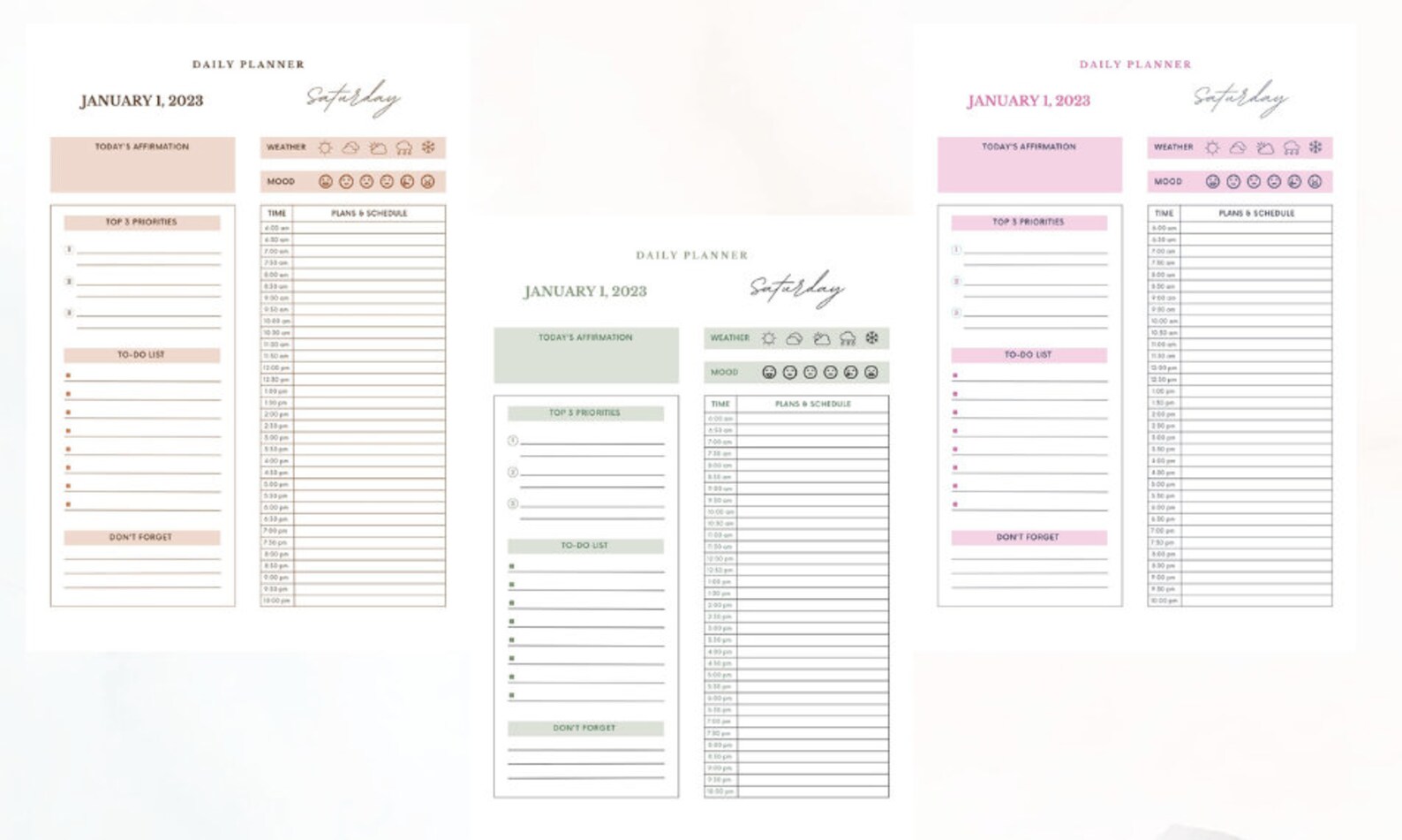 The Ultimate Personal Planner Bundle - Etsy