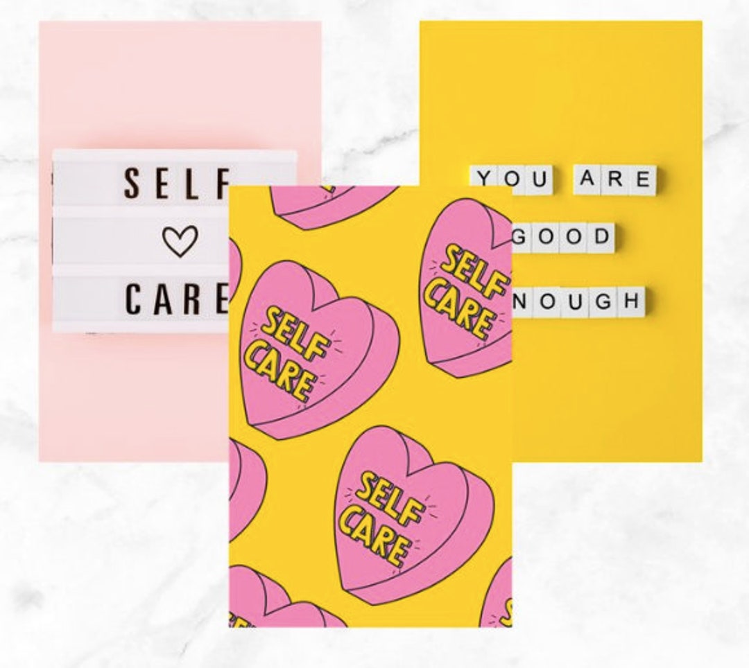 Self-care Motivational Posters - Etsy