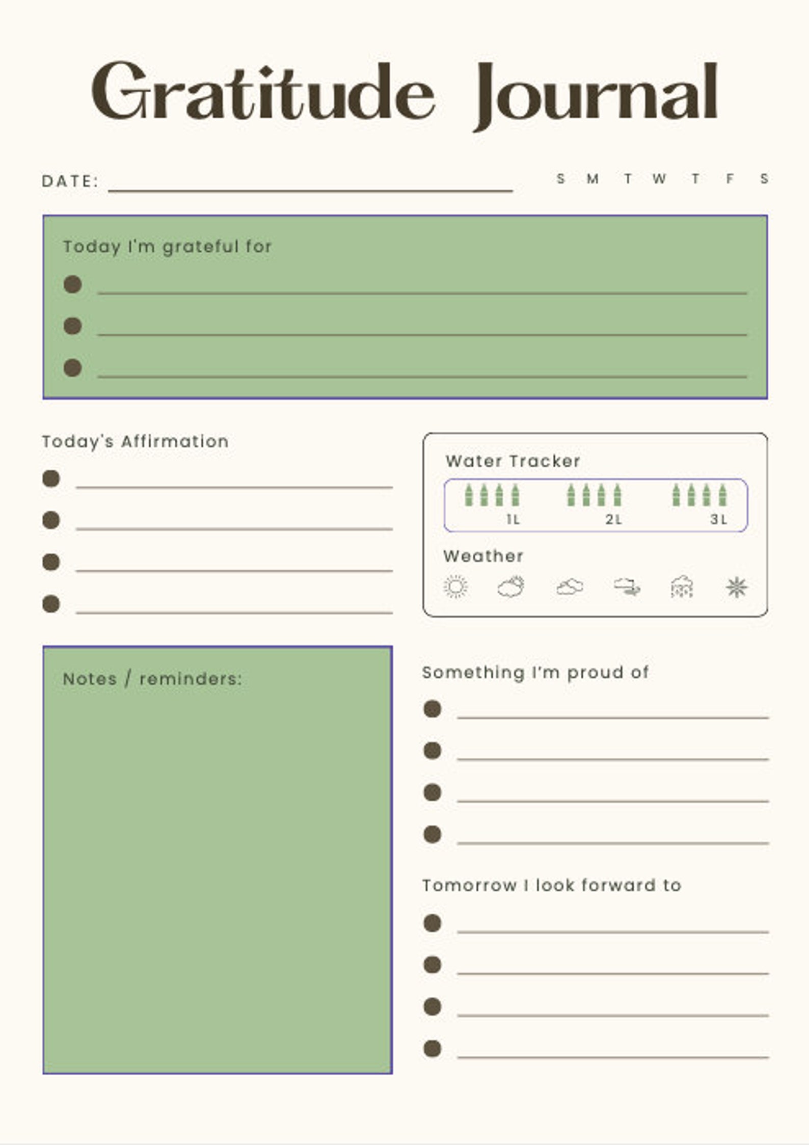 Gratitude Journal - Etsy