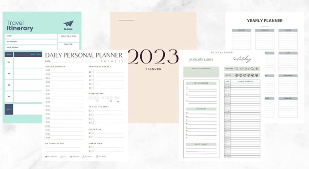 The Ultimate Personal Planner Bundle - Etsy