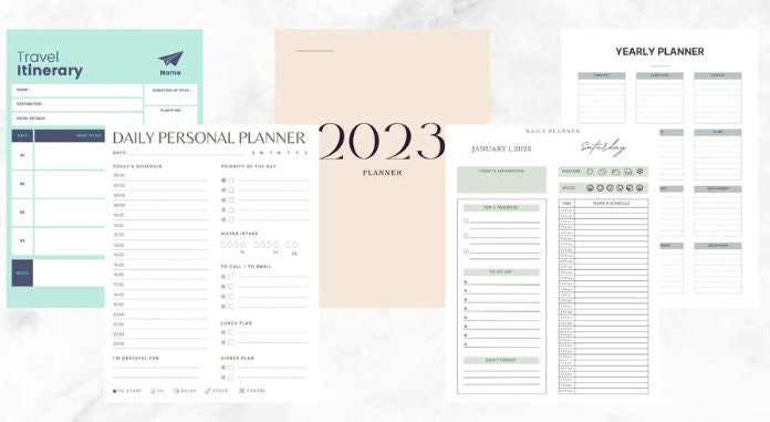 The Ultimate Personal Planner Bundle - Etsy