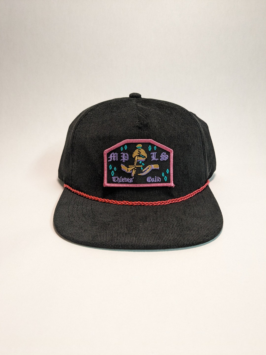 MPLS Thieves' Guild Hat - Embroidered Patch on 5 Panel Corduroy ...