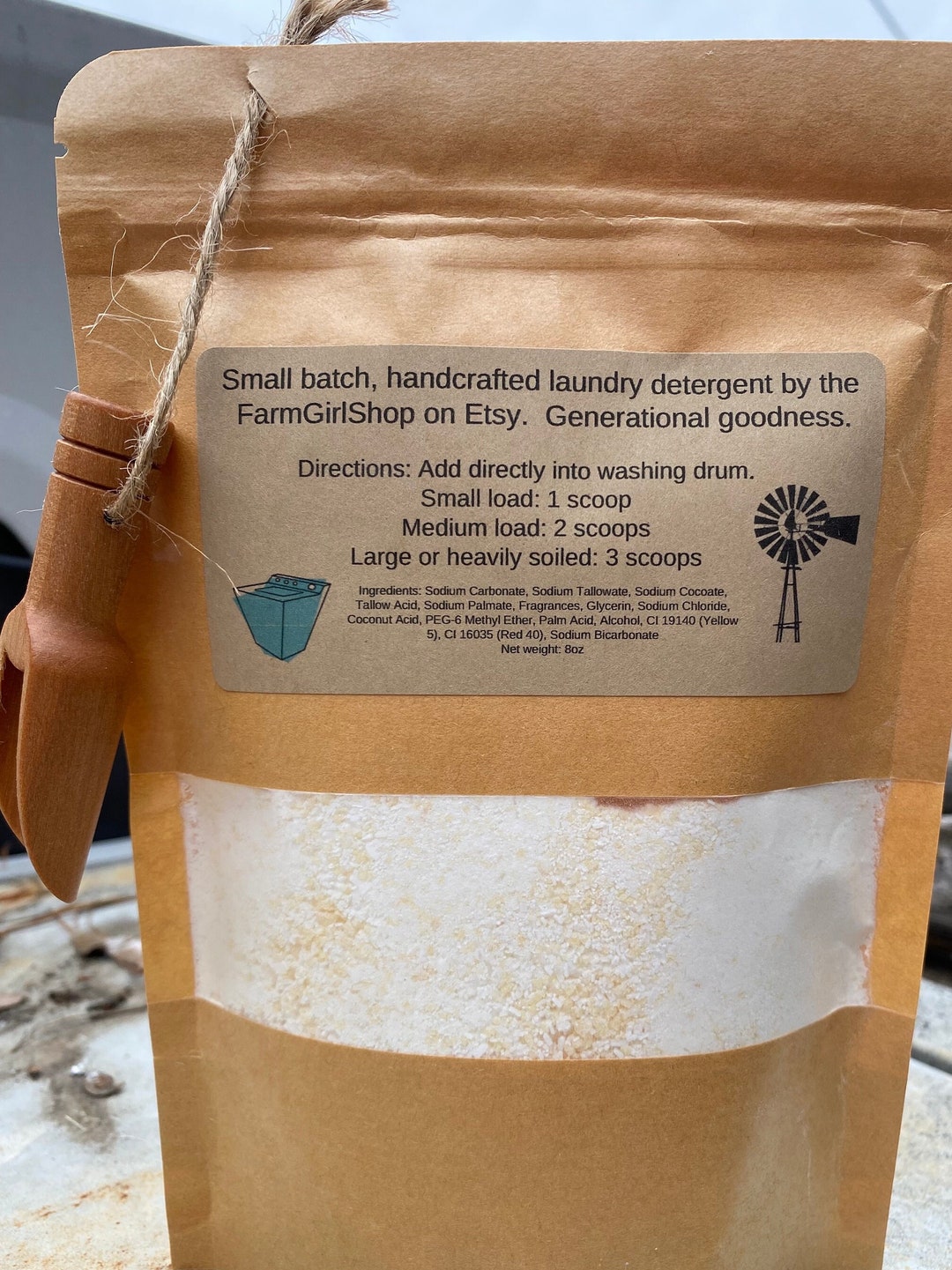 Laundry Detergent Small Batch, Hand Crafted, Customizable Made in USA ...