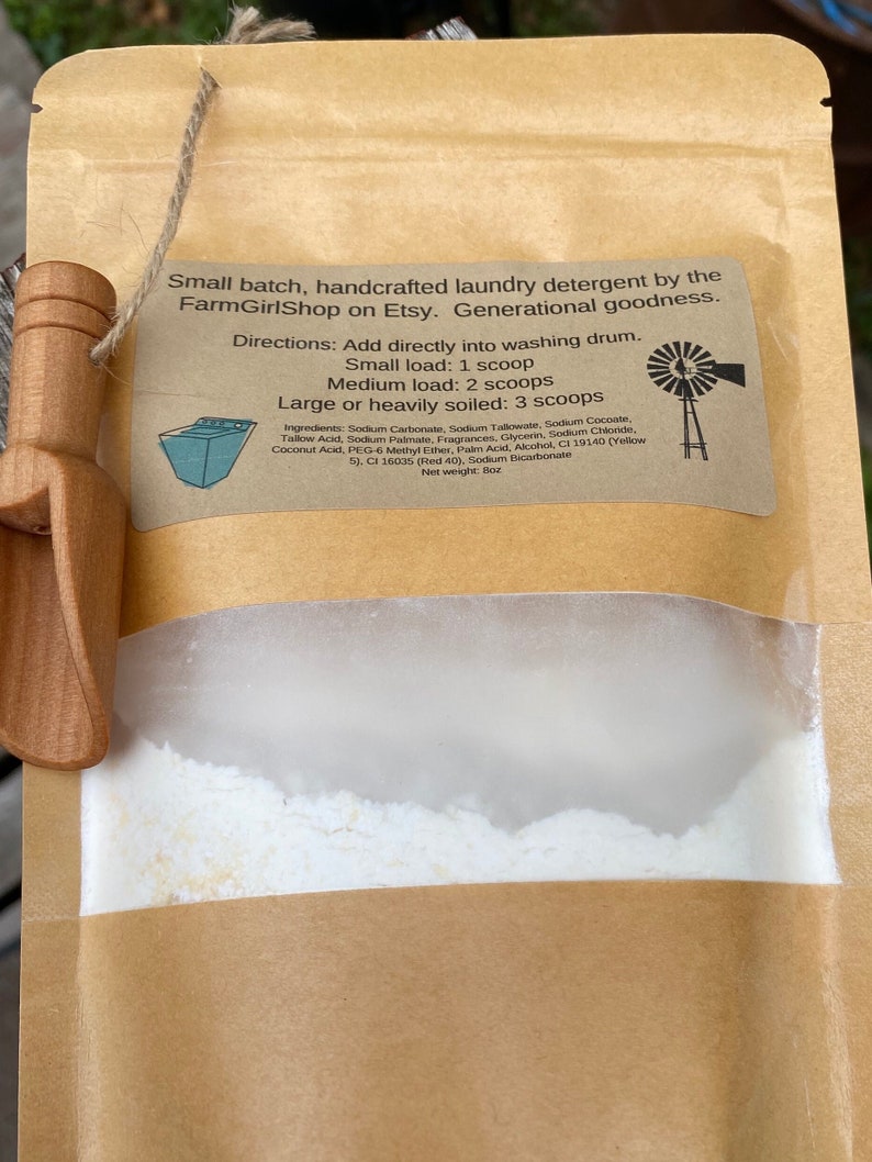 Laundry Detergent Small Batch, Hand Crafted, Customizable Made in USA ...