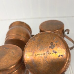 Set of 4 (+1) Vintage Gregorian Solid Copper Cups – Moscow Mule Mugs or ...