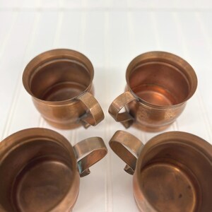 Set of 4 (+1) Vintage Gregorian Solid Copper Cups – Moscow Mule Mugs or ...