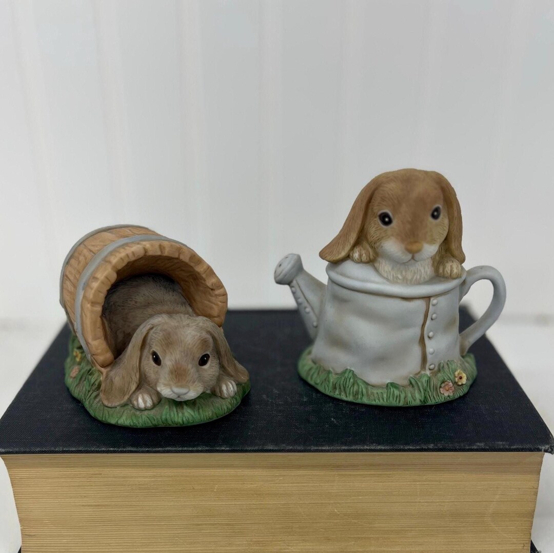 Vintage Home Interiors Bunny Buddies Set #14062-99 – Adorable Easter ...