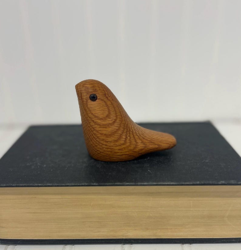 Rare 1992 Hand-carved Wooden Bird by Wayne Shilts, Oregon – Mid-century ...