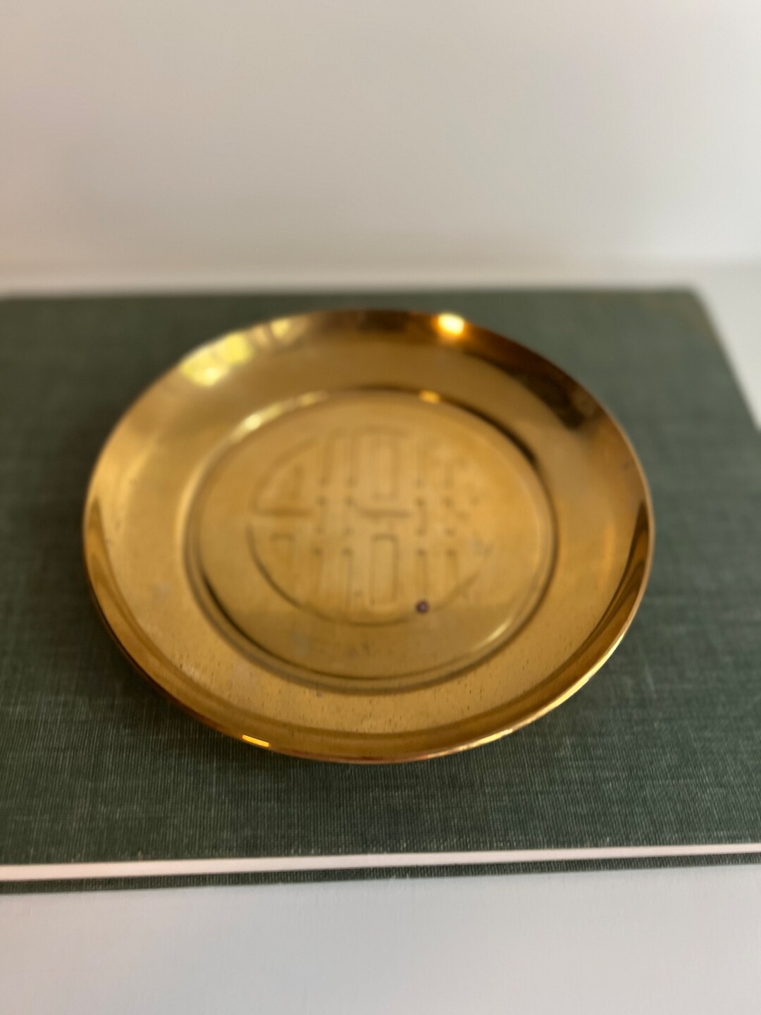 Heavy Chinese Solid Brass Decorative Plate / Wedding Plate - Etsy