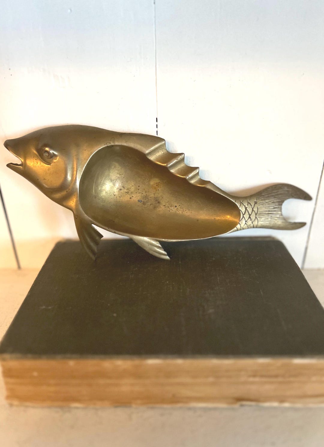 Vintage Brass Fish Cigar Cigarette Ashtray – Lake House or Cabin ...