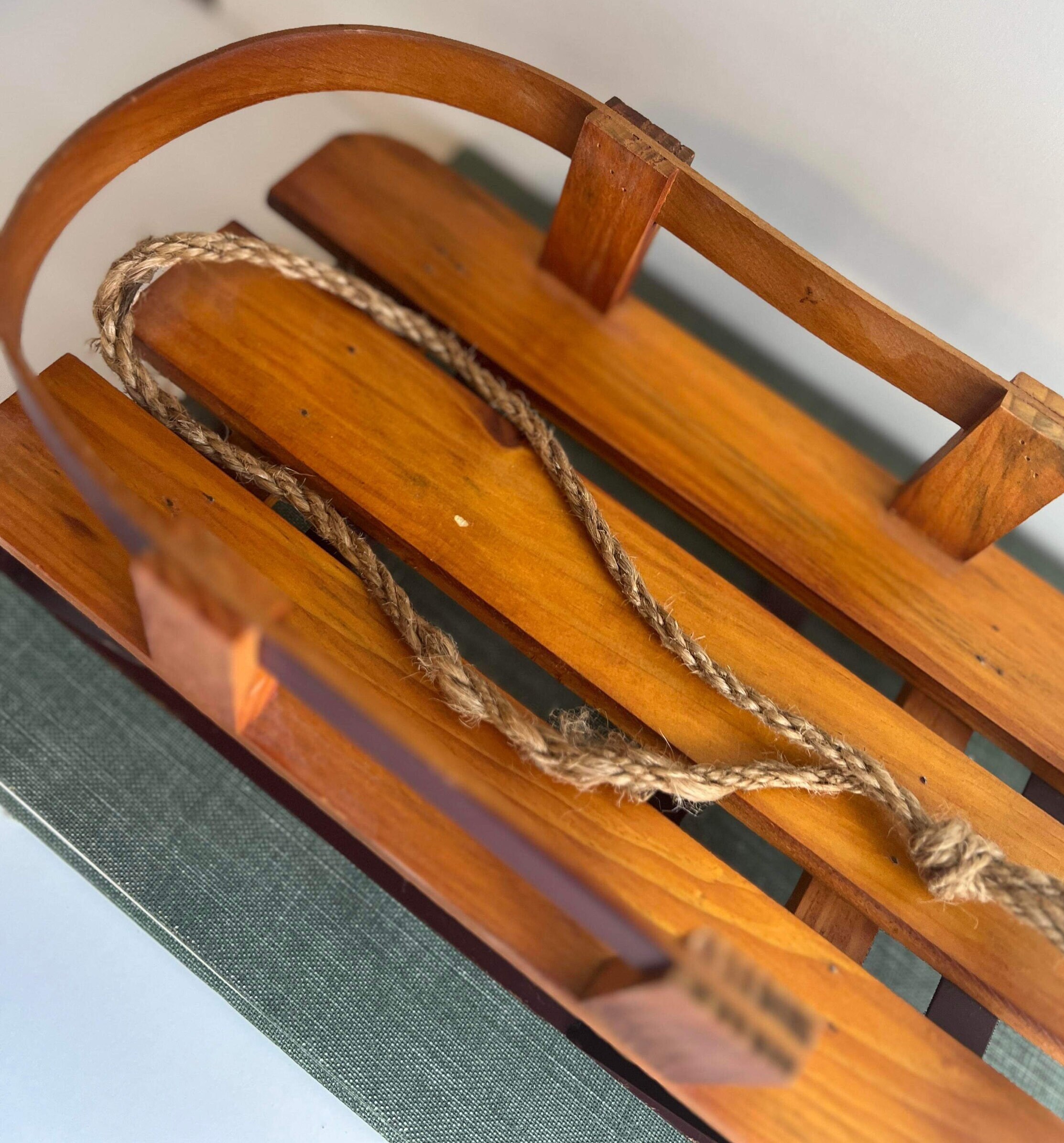 Vintage Wood & Metal Sled / Sled Decor / - Etsy