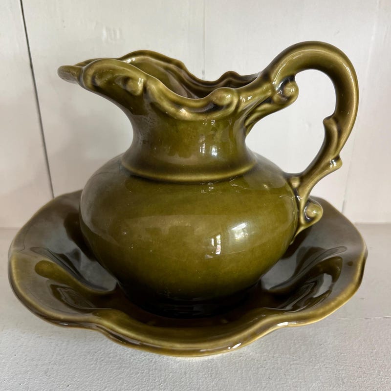 Mccoy Green Bowl Set - Etsy