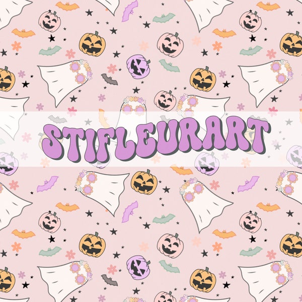 Seamless Ghost Face Pattern - Etsy