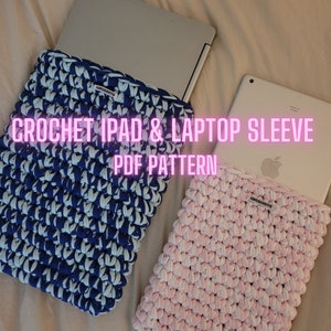 PDF Pattern Crochet iPad & Laptop Sleeves Beginner Friendly Easy ...