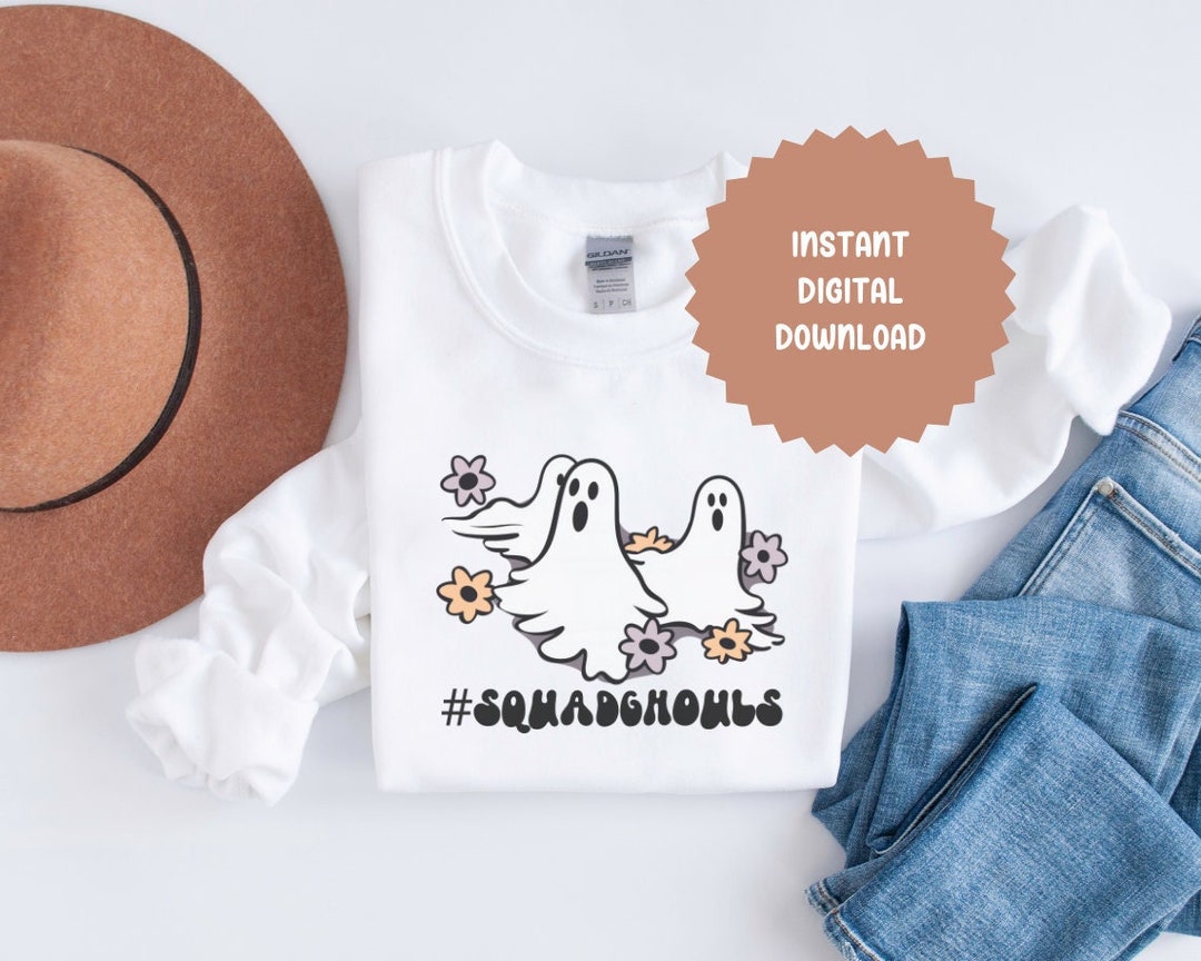 Squad Ghouls Svg, Retro Ghost Png, Let's Go Ghouls Png, SVG Cut Files ...