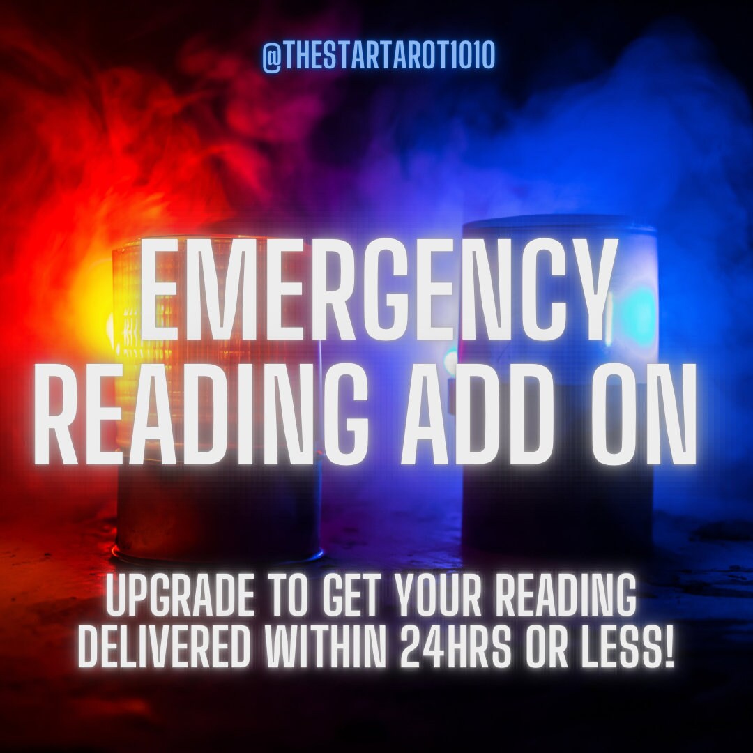 EMERGENCY READING Add on to Get Any Reading Within 24hrs or Less. - Etsy