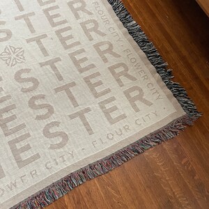 Rochester Gift New York Cotton Blanket Gift for University of Rochester ...