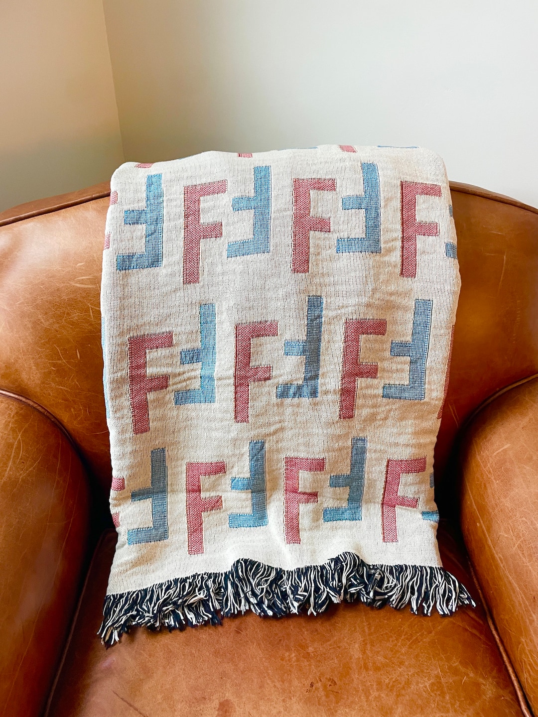 Custom Initial Name Blanket Personalized Checkered Throw Anniversary ...