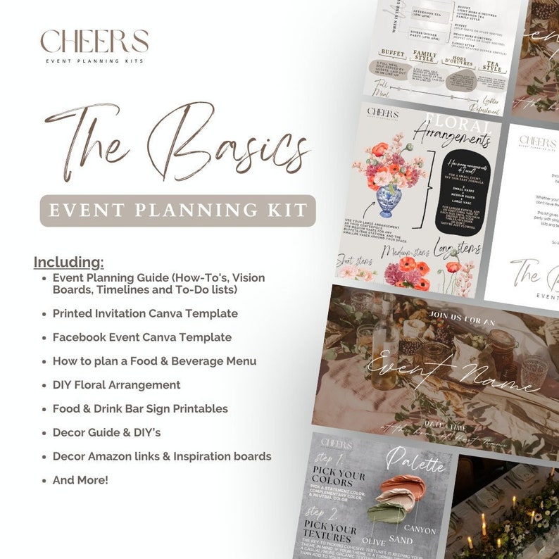 The Basics Event Kit - How to Plan a Party - Etsy