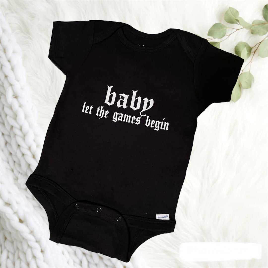 Baby Let the Games Begin Onesie - Etsy