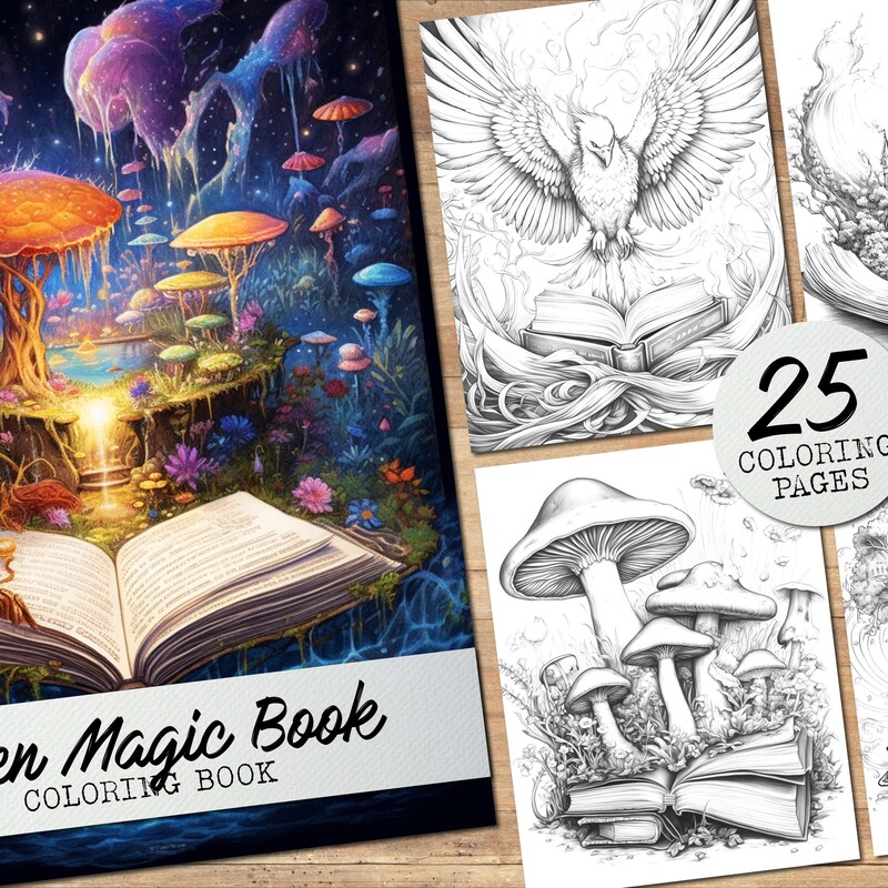 Book of Magic - Etsy