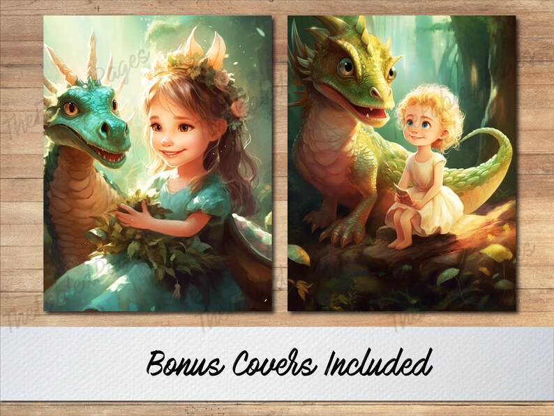 Princess and Dragon Coloring Book Collection | 29 Princess and Dragon ...