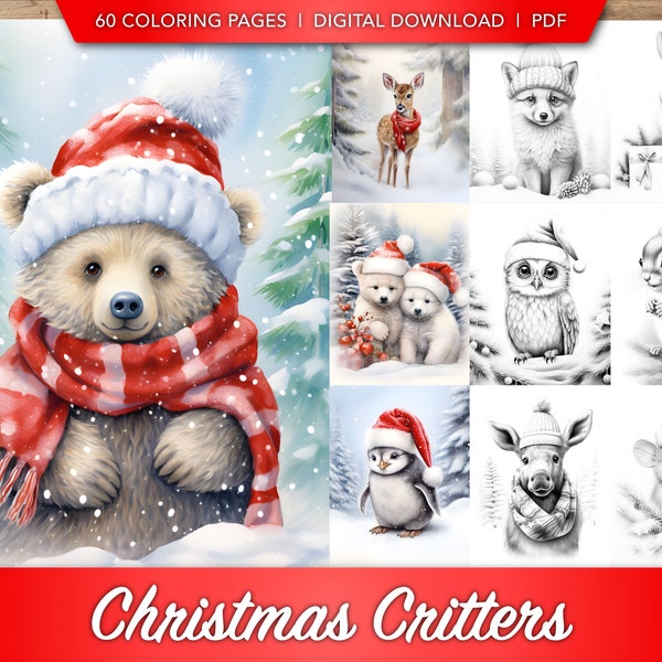 Christmas Critters - Etsy