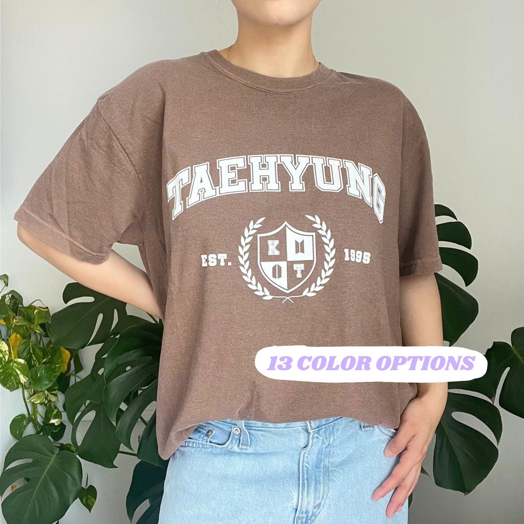 Taehyung University Style T-shirt BTS V T-shirt Taehyung Shirt - Etsy