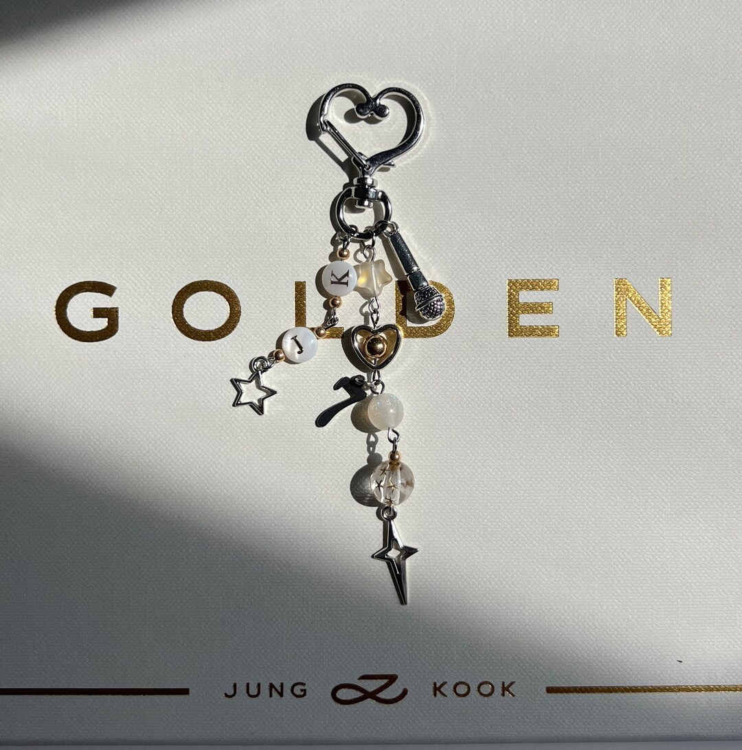 Jungkook Golden Album Inspired Keychain Jungkook Keychain Handmade ...