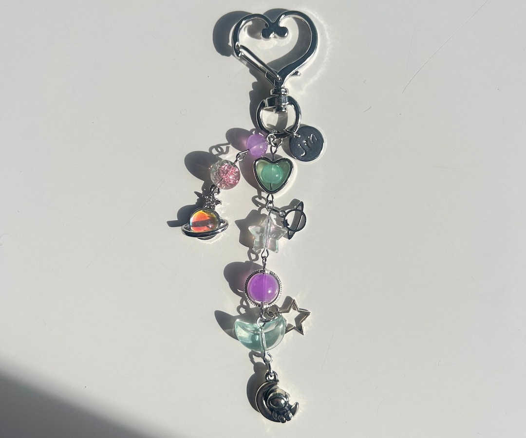 Jin the Astronaut Inspired Keychain Jin Keychain Handmade Beaded ...