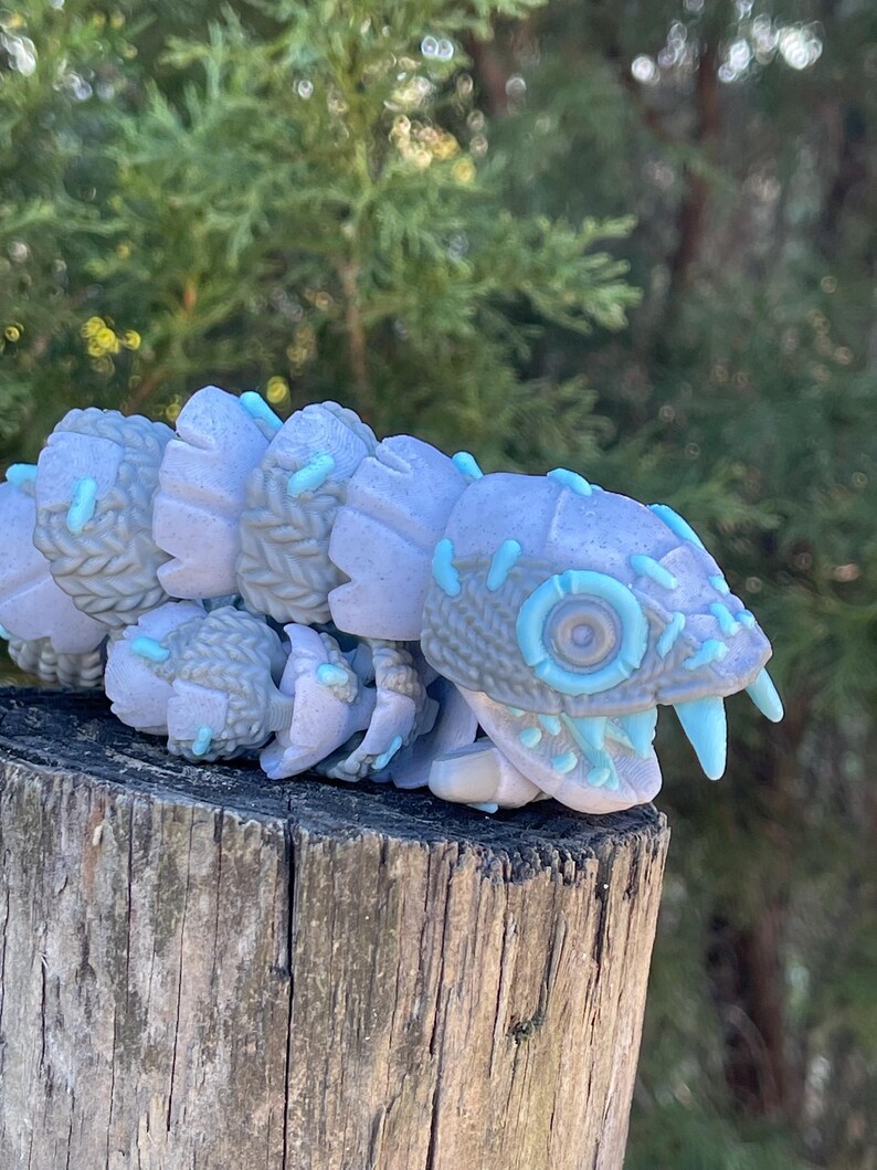 Stuffed Serpent, 3D Printed Serpent,articulated Serpent, Jörmungandr - Etsy