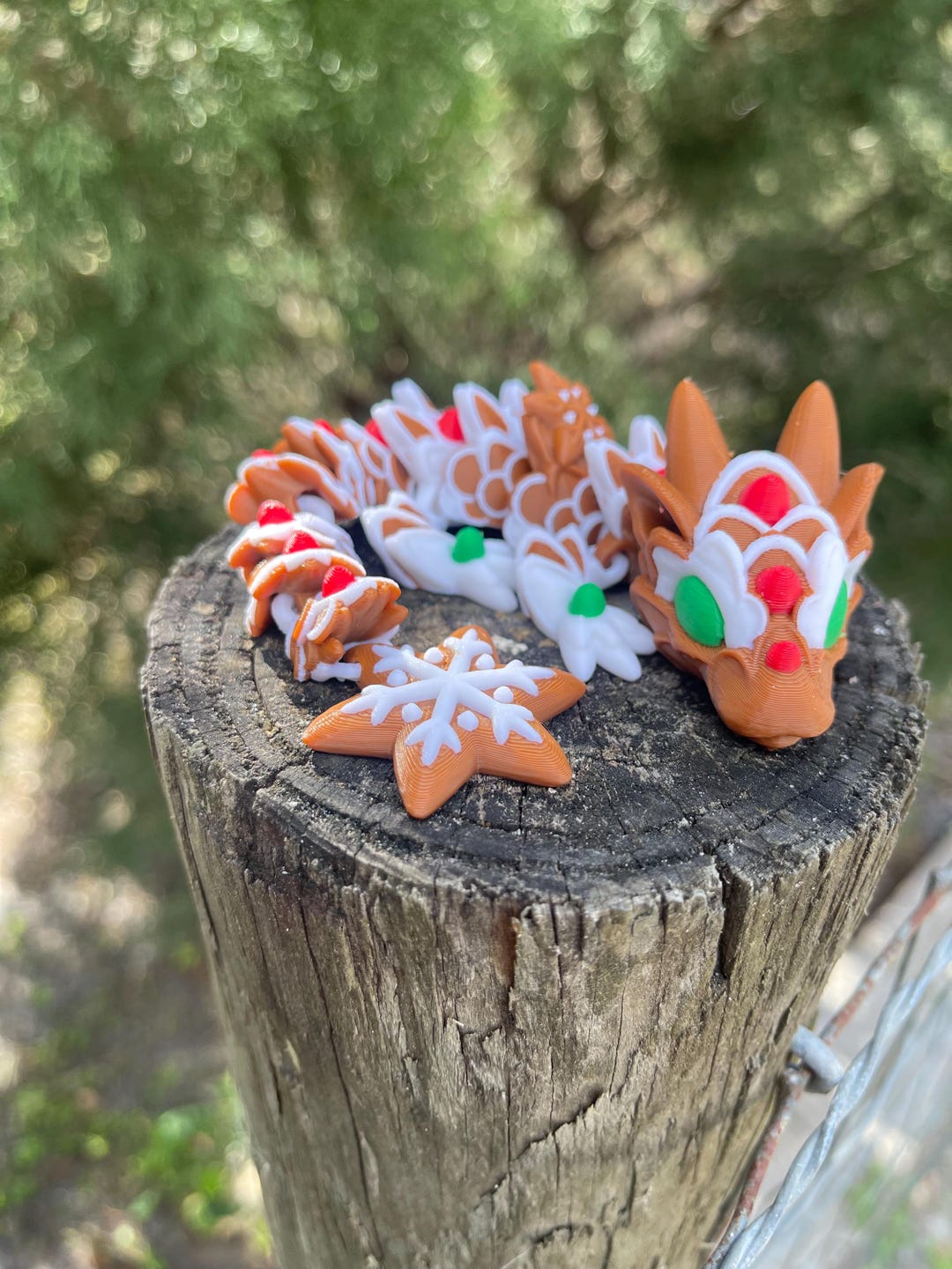 Baby Gingerbread Dragon, Articulated Baby Gingerbread Dragon, 3D ...