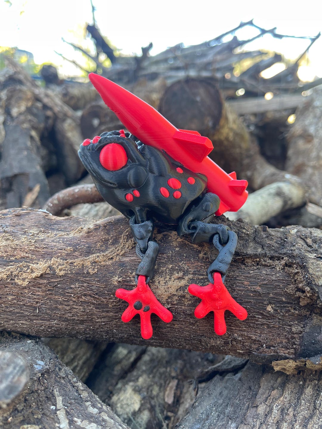 Missile Toad, Articulated Toad, 3D Printed Toad - Etsy UK