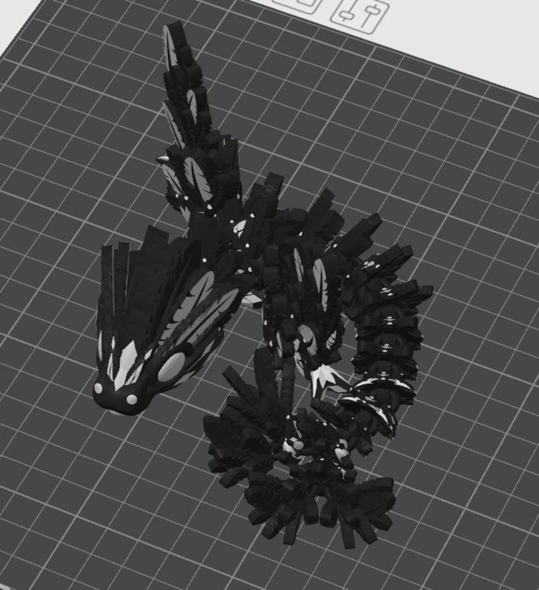 Baby Winged Serpent, Articulated Baby Winged Serpent, 3D Printed Baby ...