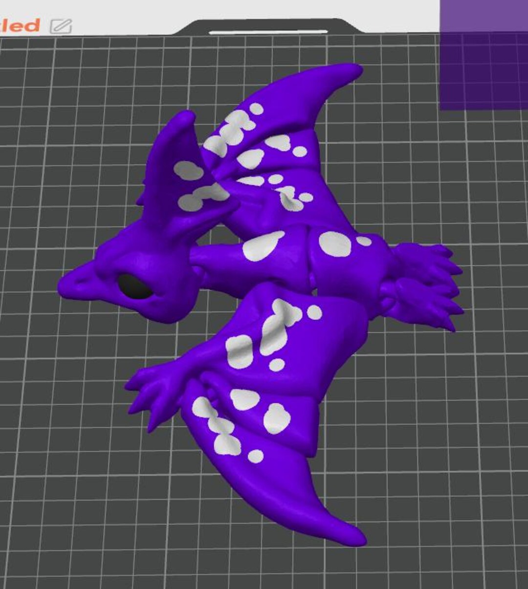 Nyctosaurus, Articulated Nyctosaurus, 3D Printed Nyctosaurus Cinderwing ...