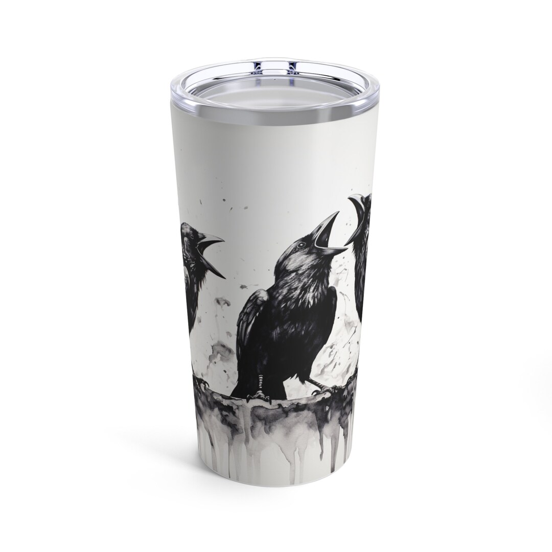Crow Tumbler, Crows, Crow Lovers, Crow Gift, Gifts for Him - Etsy