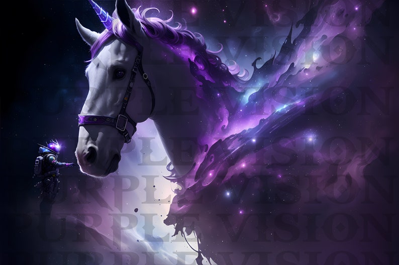 Ultra-realistic Digital Art | Horse God of the Cosmos | Symbol of Hope ...