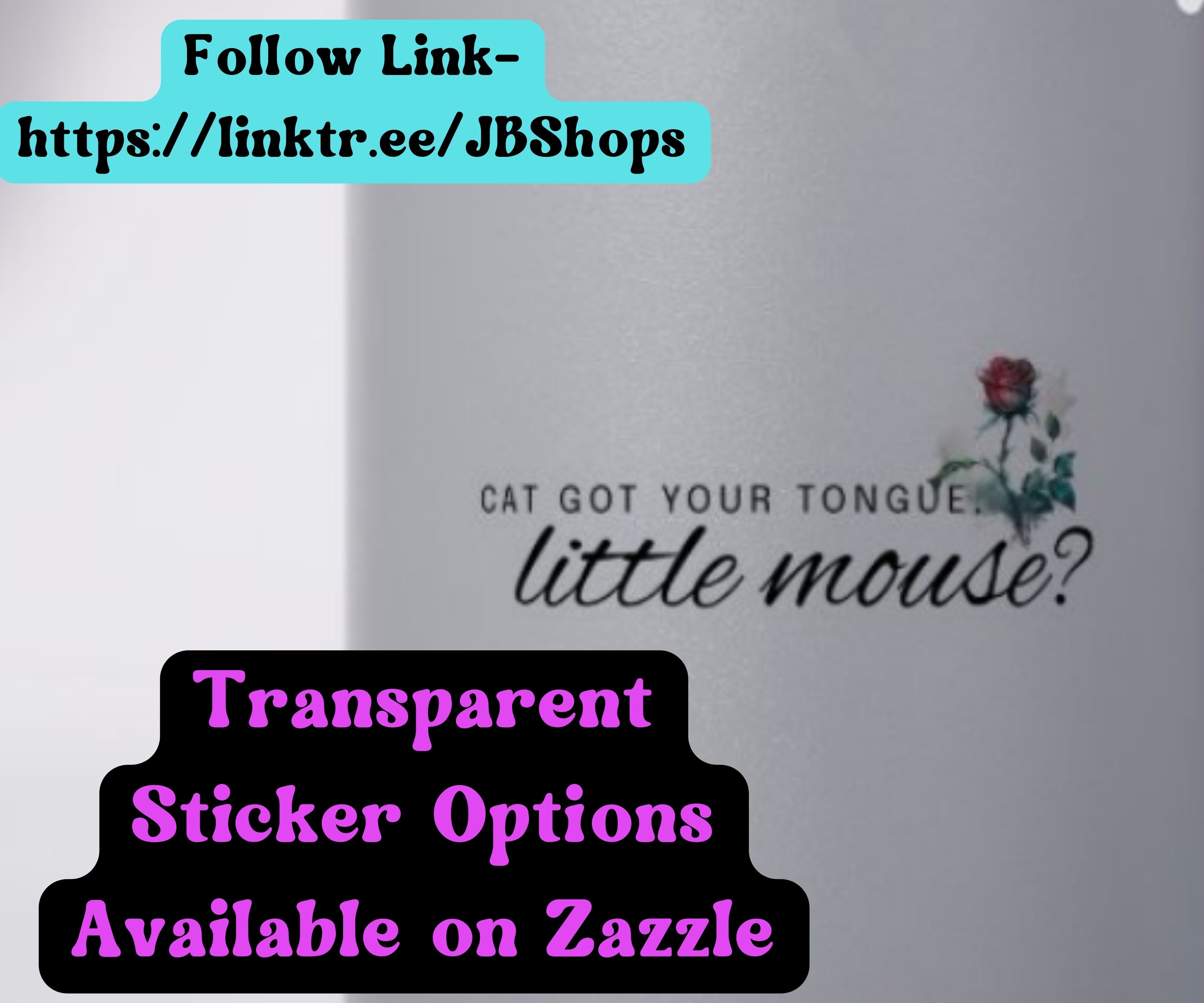 Cat Got Your Tongue, Little Mouse Haunting Adeline Quote Sticker H.D ...