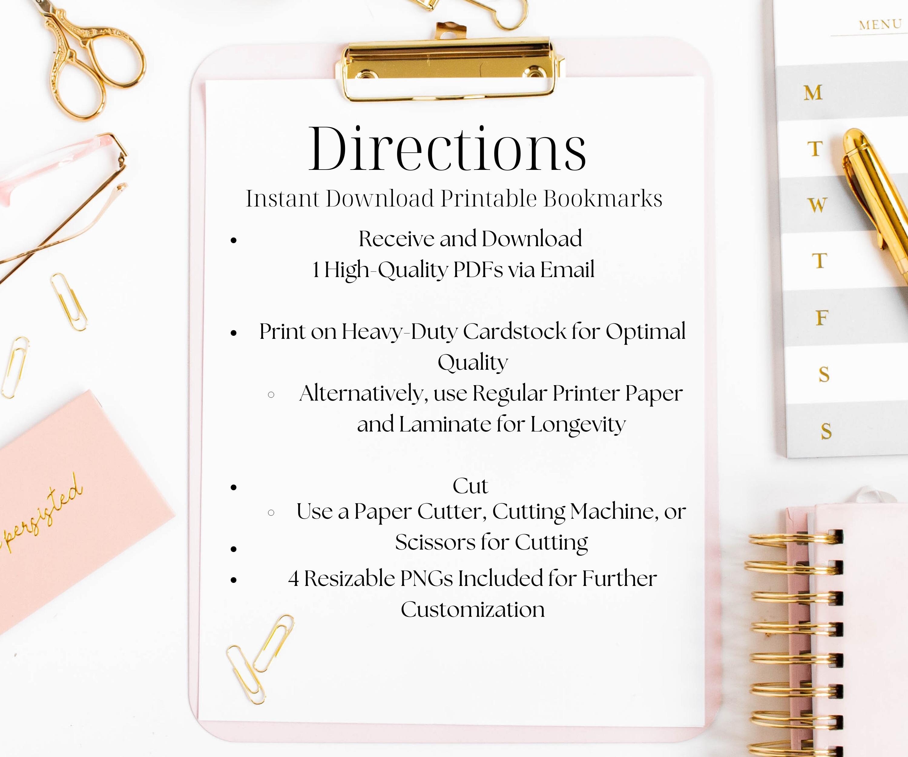 Enchanting Wolf Bookmark Set: White Wolf, 4 Printable Bookmarks ...