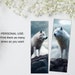 Enchanting Wolf Bookmark Set: White Wolf, 4 Printable Bookmarks ...