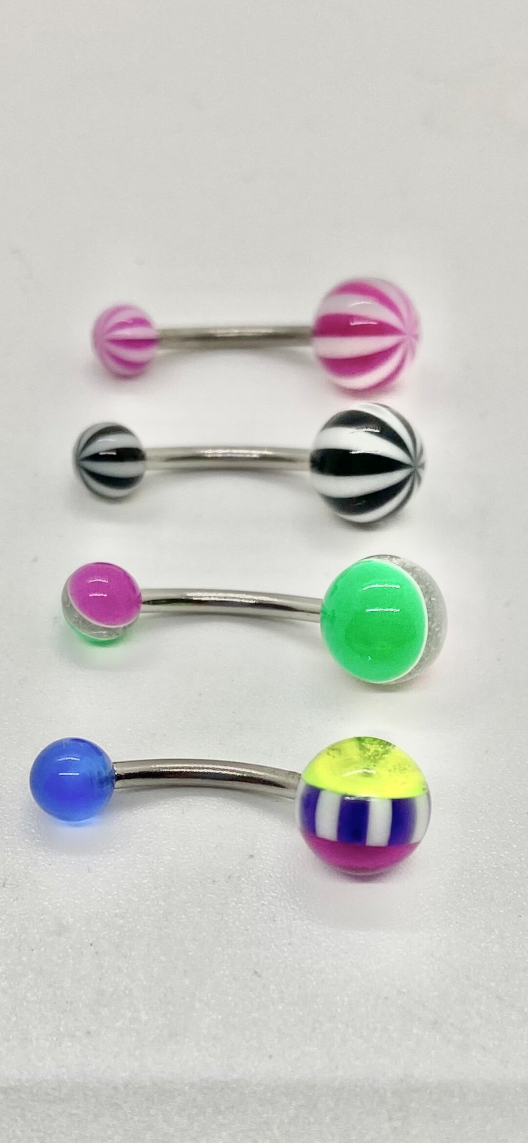 Navel Jewelry Set of 4 - Etsy
