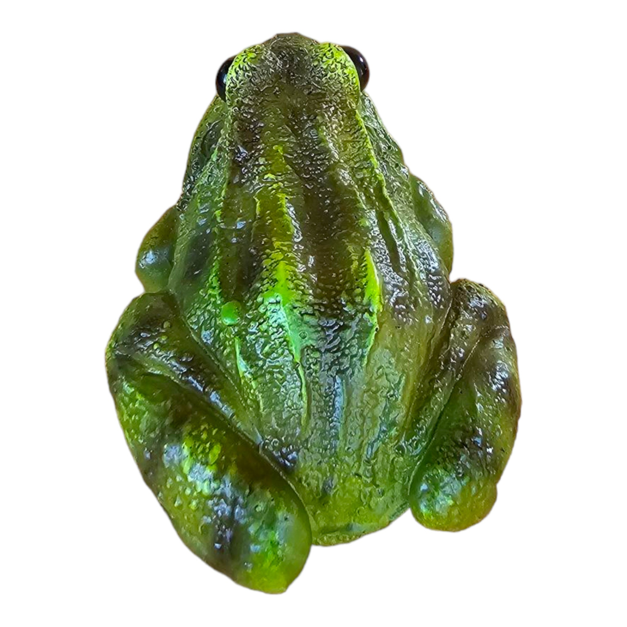 Frog Polyresin Hand Painted Poly Resin Realistic Garden Decor Statue ...